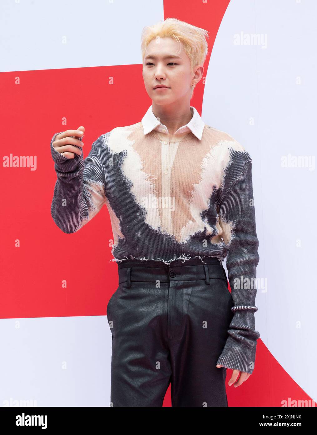 Seoul, South Korea. 19th July, 2024. South Korean singer Hoshi, member ...