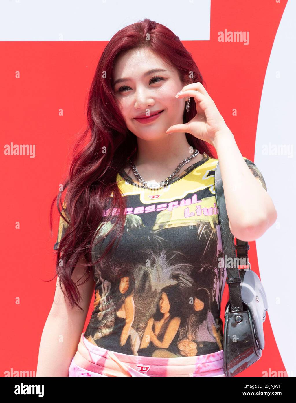 Seoul, South Korea. 19th July, 2024. South Korean singer Joy, member of ...