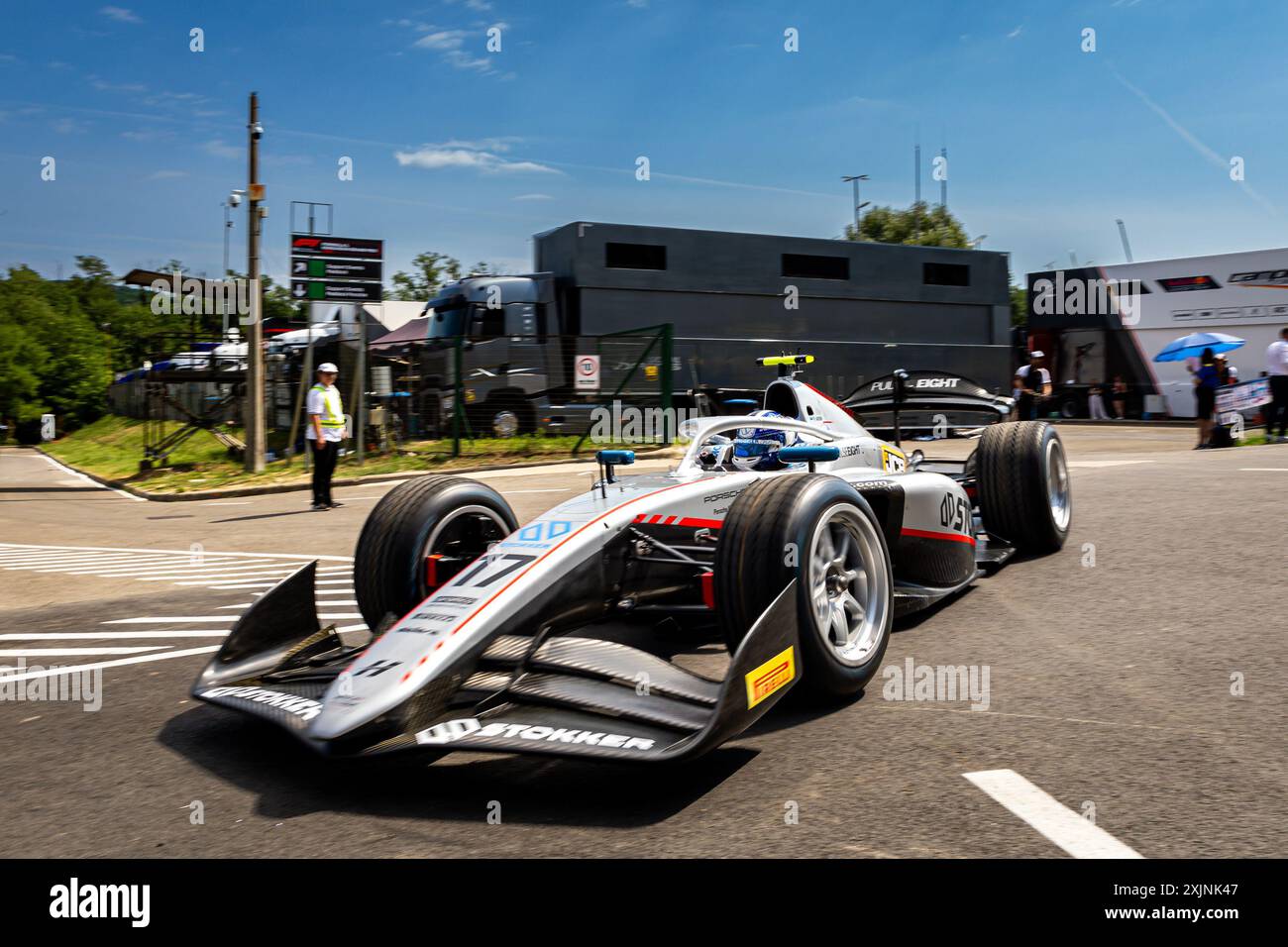 17 ARON Paul (est), Hitech Pulse-Eigt, Dallara F2 2024, action during ...