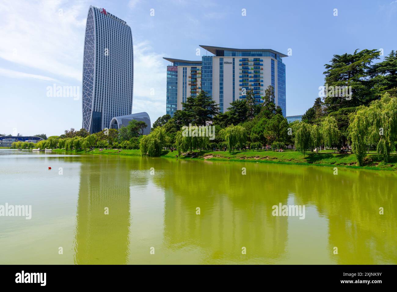 Batumi, Georgia - 14 JUNE 2024: The modern 54 story skyscraper in the ...