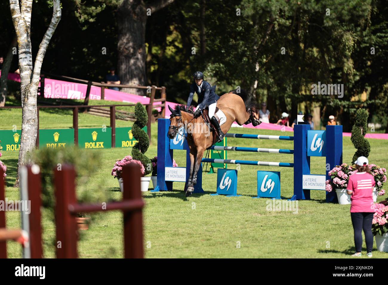 Edward Levy of France with Elfy Du Pic during the CSI5* Prix Mars & Co ...