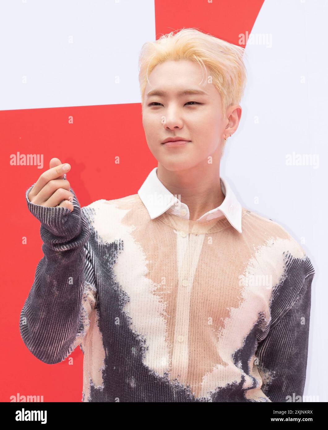 Seoul, South Korea. 19th July, 2024. South Korean singer Hoshi, member ...