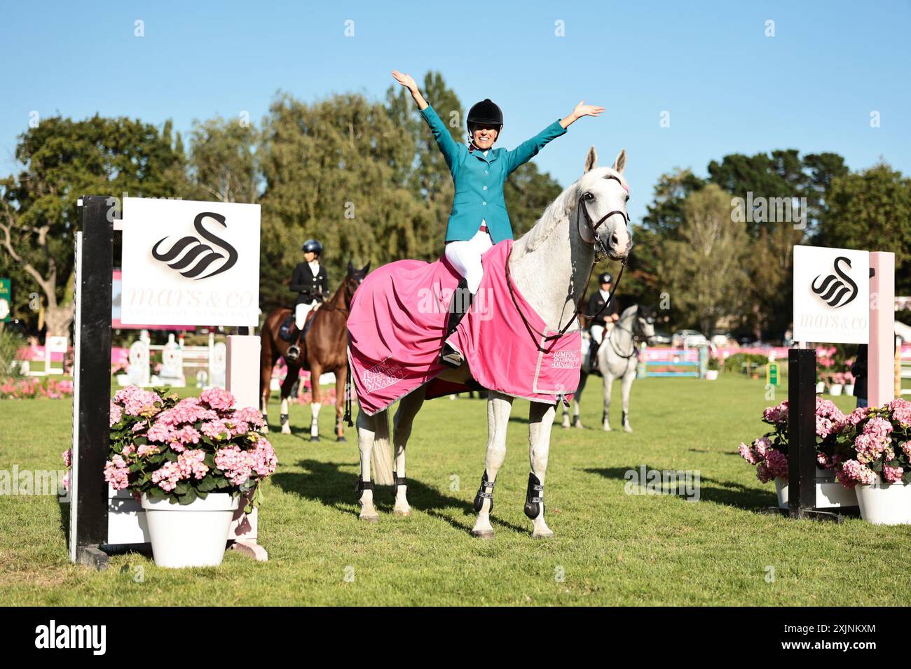 Luciana Diniz of Brazil during the price giving ceremony of the Prix ...