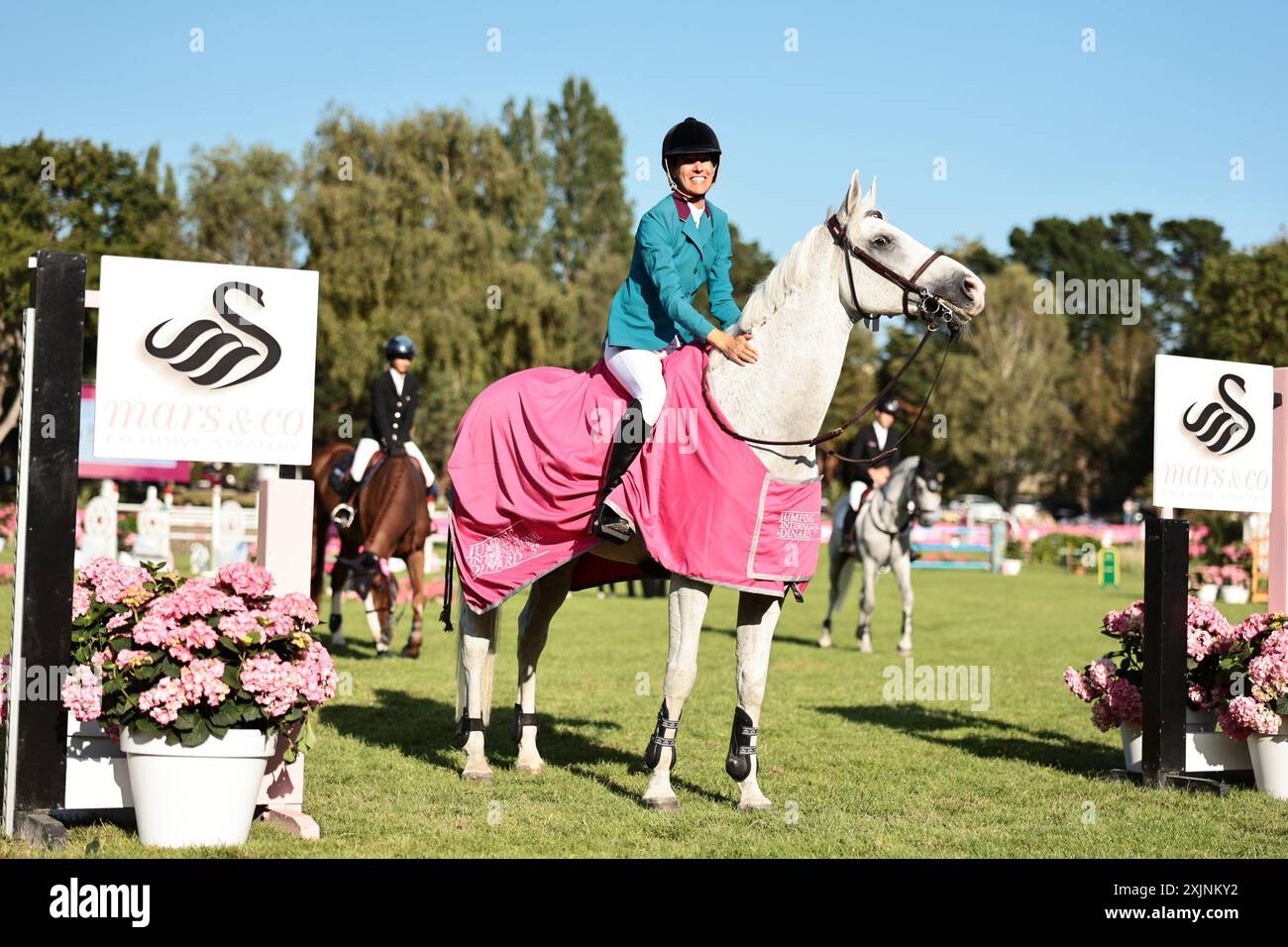 Luciana Diniz of Brazil during the price giving ceremony of the Prix ...