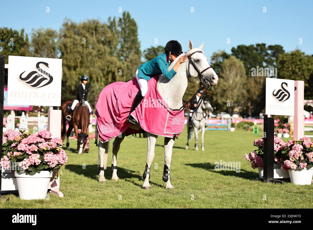Luciana Diniz of Brazil during the price giving ceremony of the Prix ...