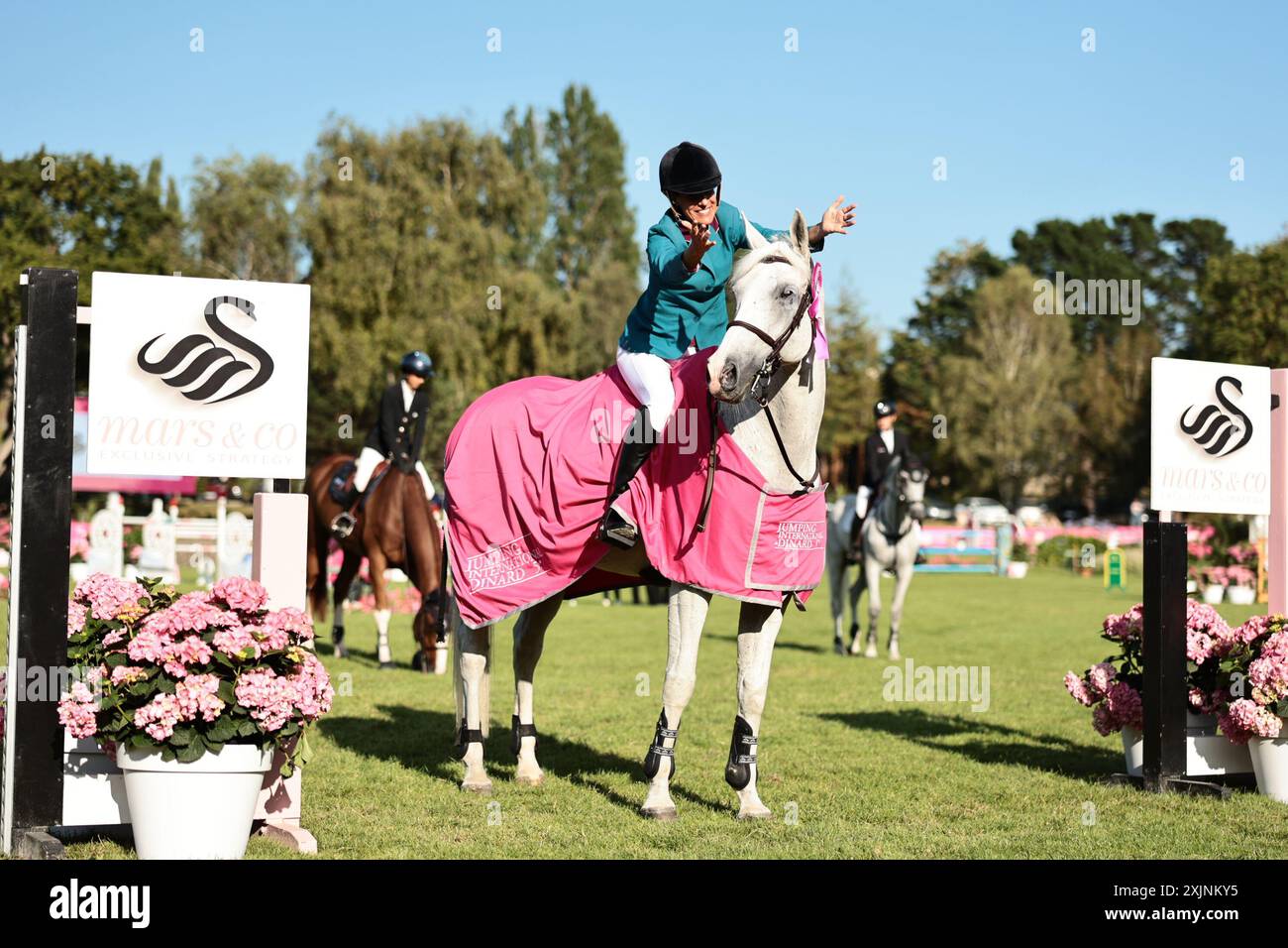 Luciana Diniz of Brazil during the price giving ceremony of the Prix ...