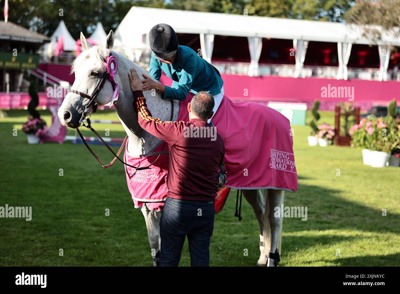 Luciana Diniz of Brazil during the price giving ceremony of the Prix ...