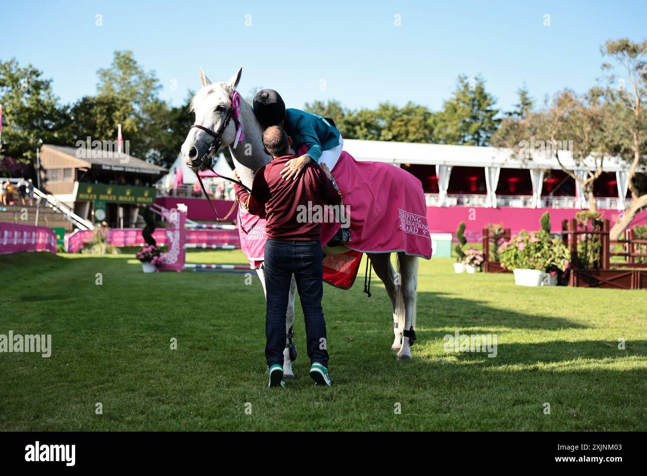 Luciana Diniz of Brazil during the price giving ceremony of the Prix ...