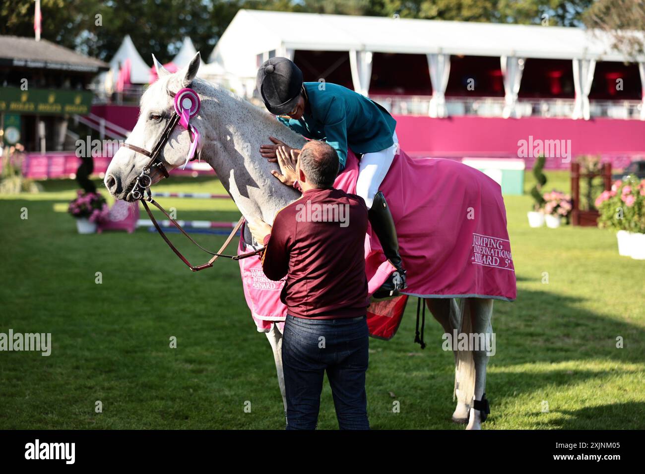 Luciana Diniz of Brazil during the price giving ceremony of the Prix ...
