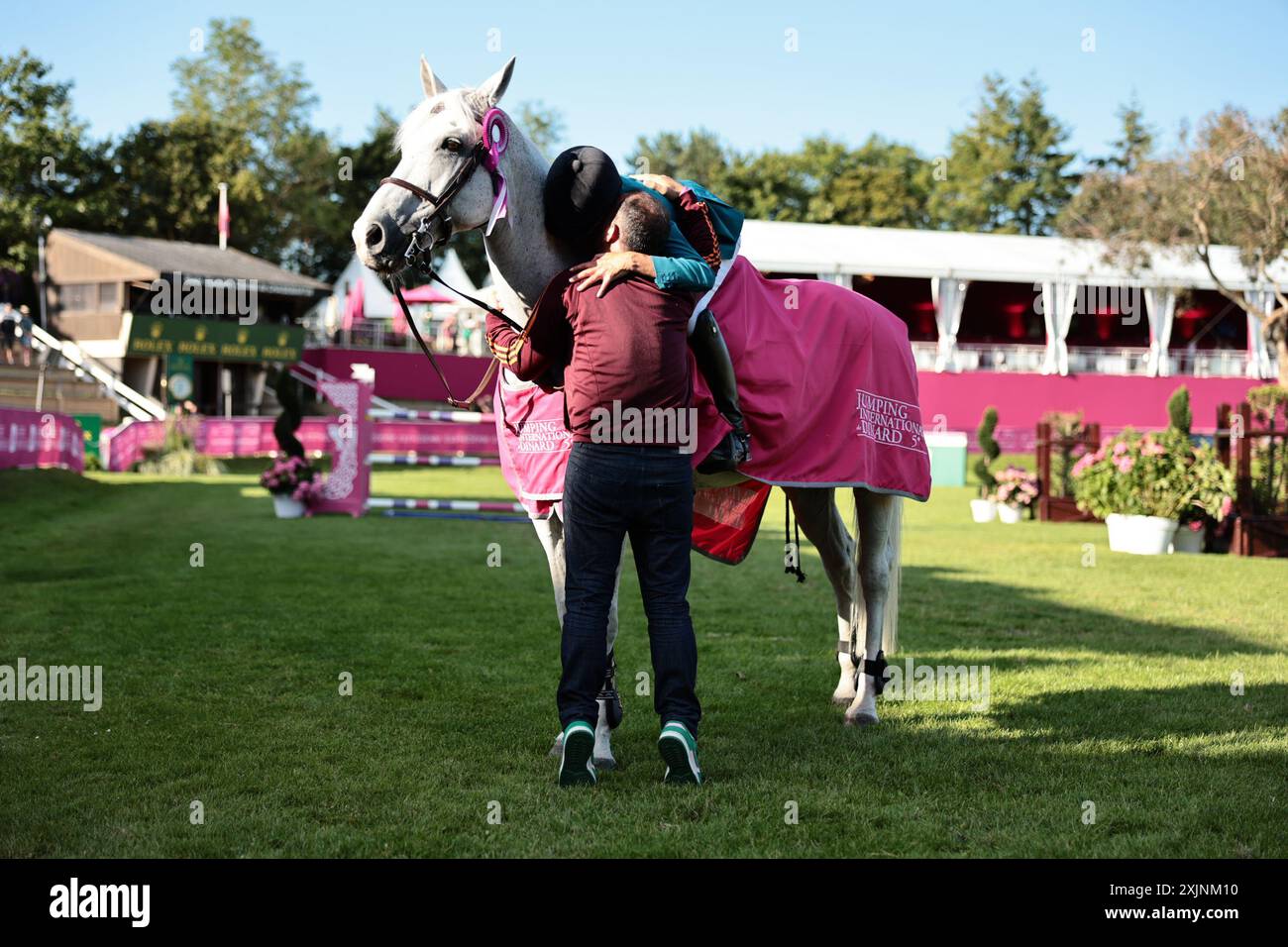 Luciana Diniz of Brazil during the price giving ceremony of the Prix ...