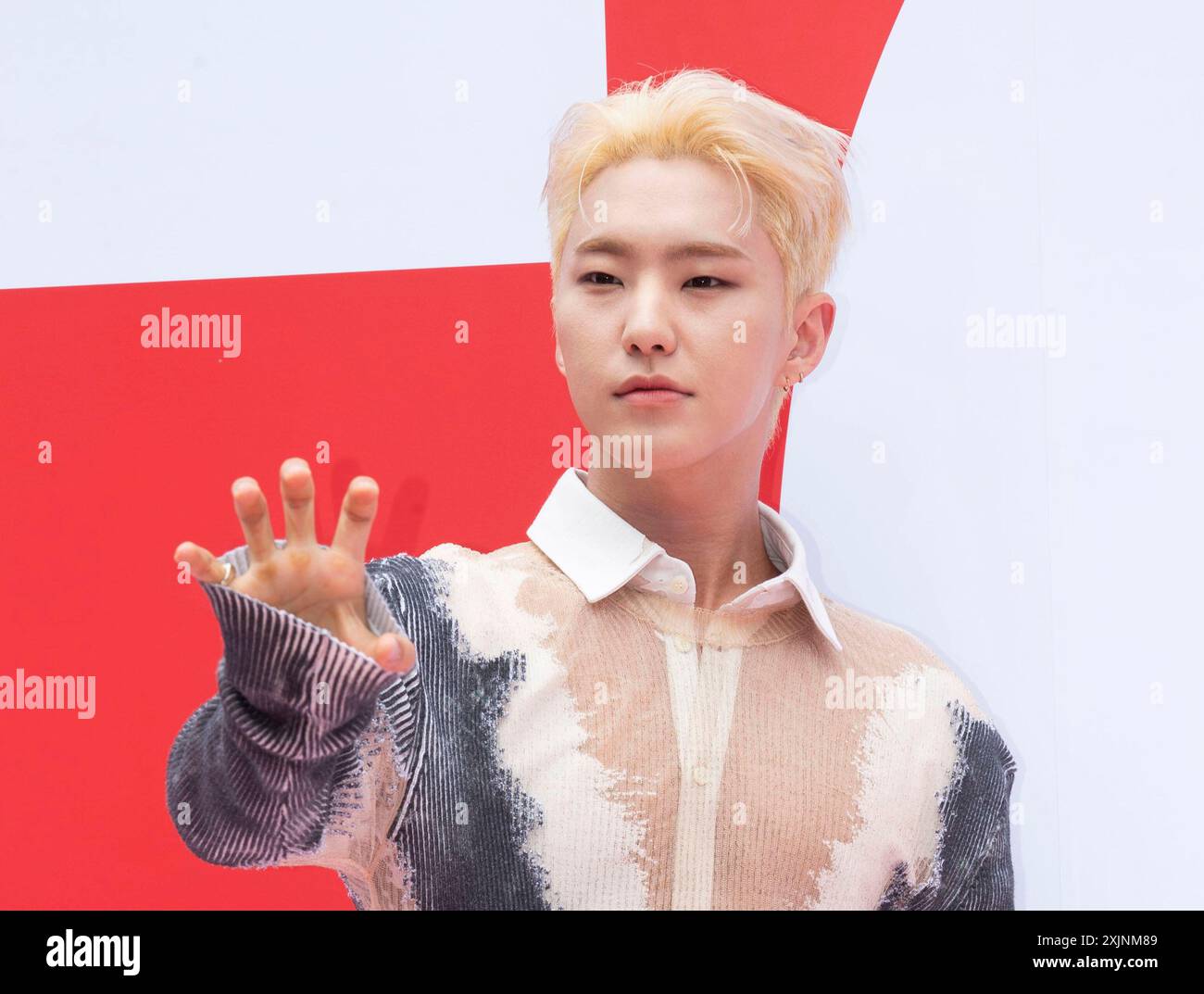 Seoul, South Korea. 19th July, 2024. South Korean singer Hoshi, member ...