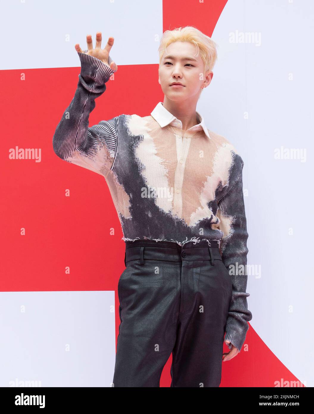 Seoul, South Korea. 19th July, 2024. South Korean singer Hoshi, member ...