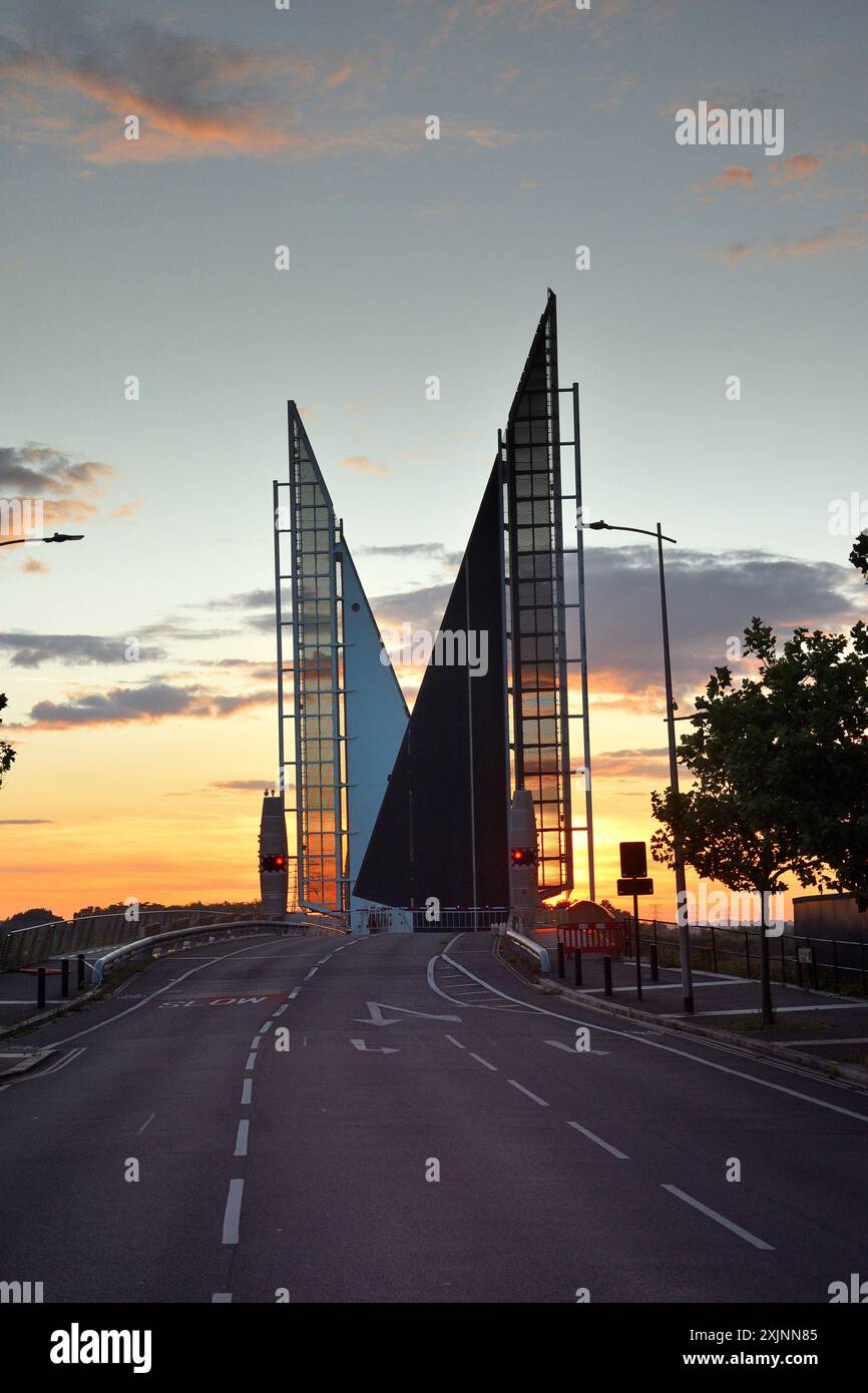 The Twin Sails Bridge also known as The Second Harbour Crossing is a ...