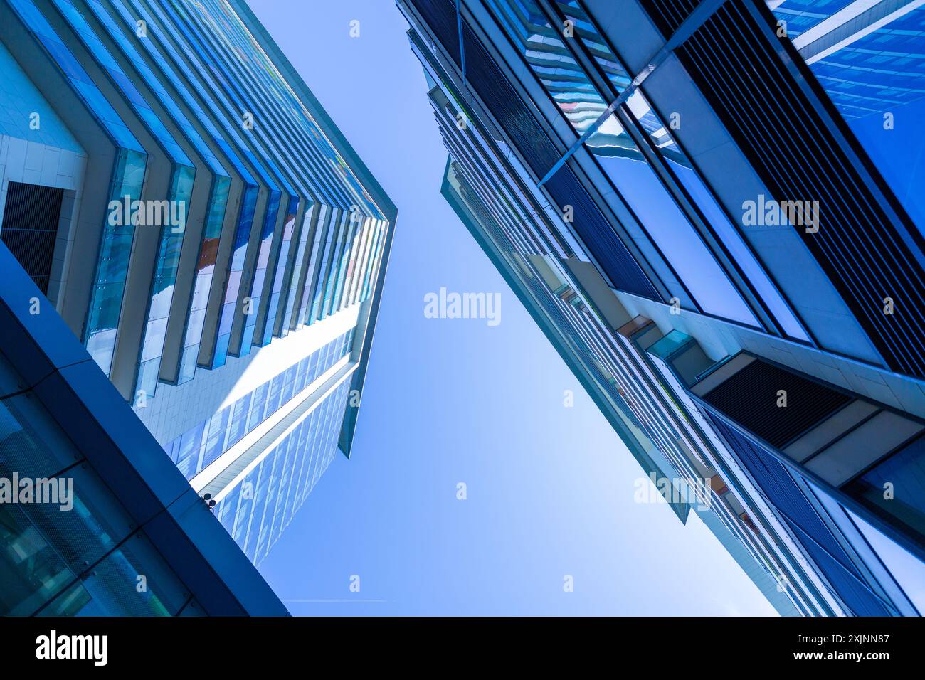 Building facade detail pattern with square and rectangle windows ...