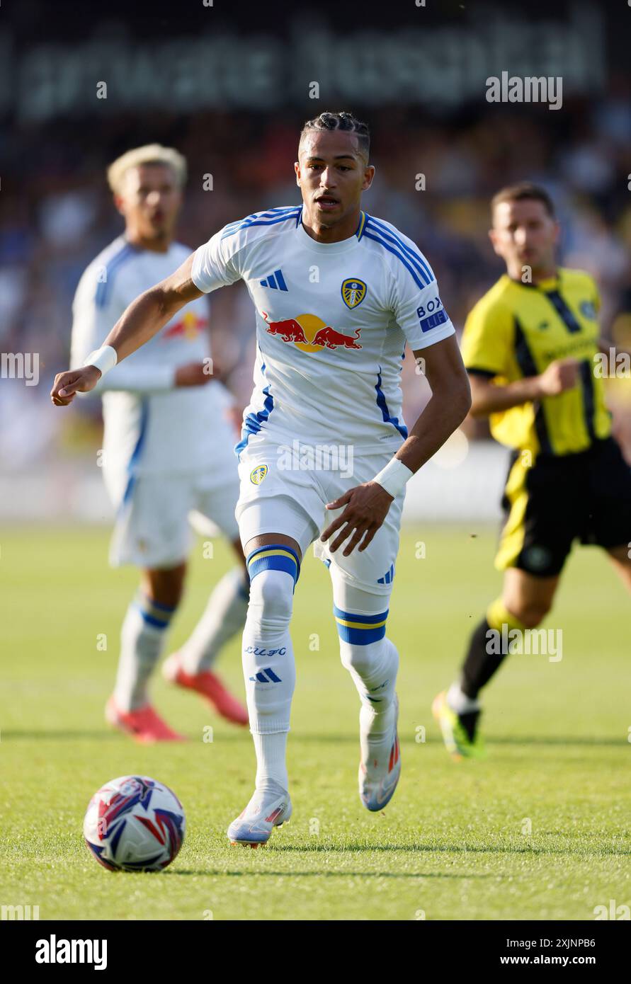 Leeds United's Mateo Joseph during the pre-season friendly match at The ...