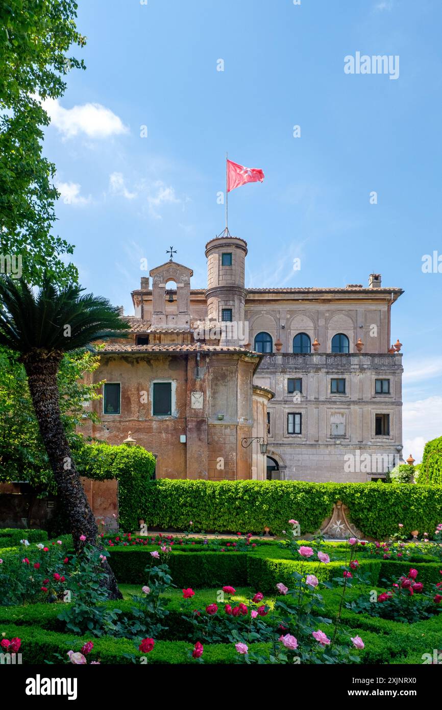 ROME, ITALY - MAY 2018: The Magistral Villa of the Knights of Malta on ...