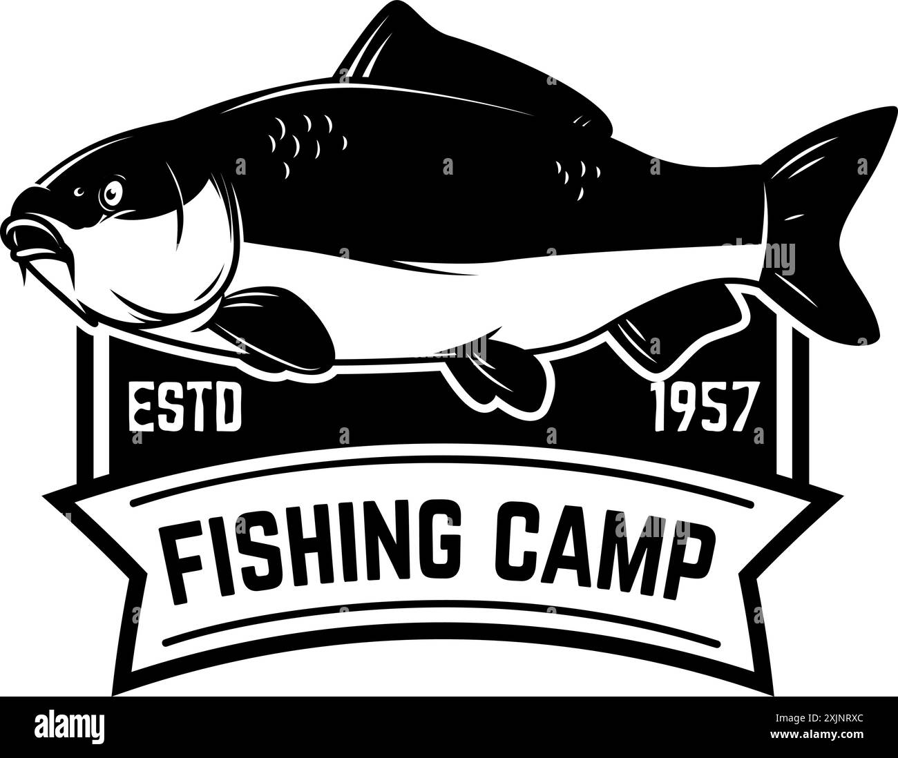 Big carp cartoon hi-res stock photography and images - Alamy