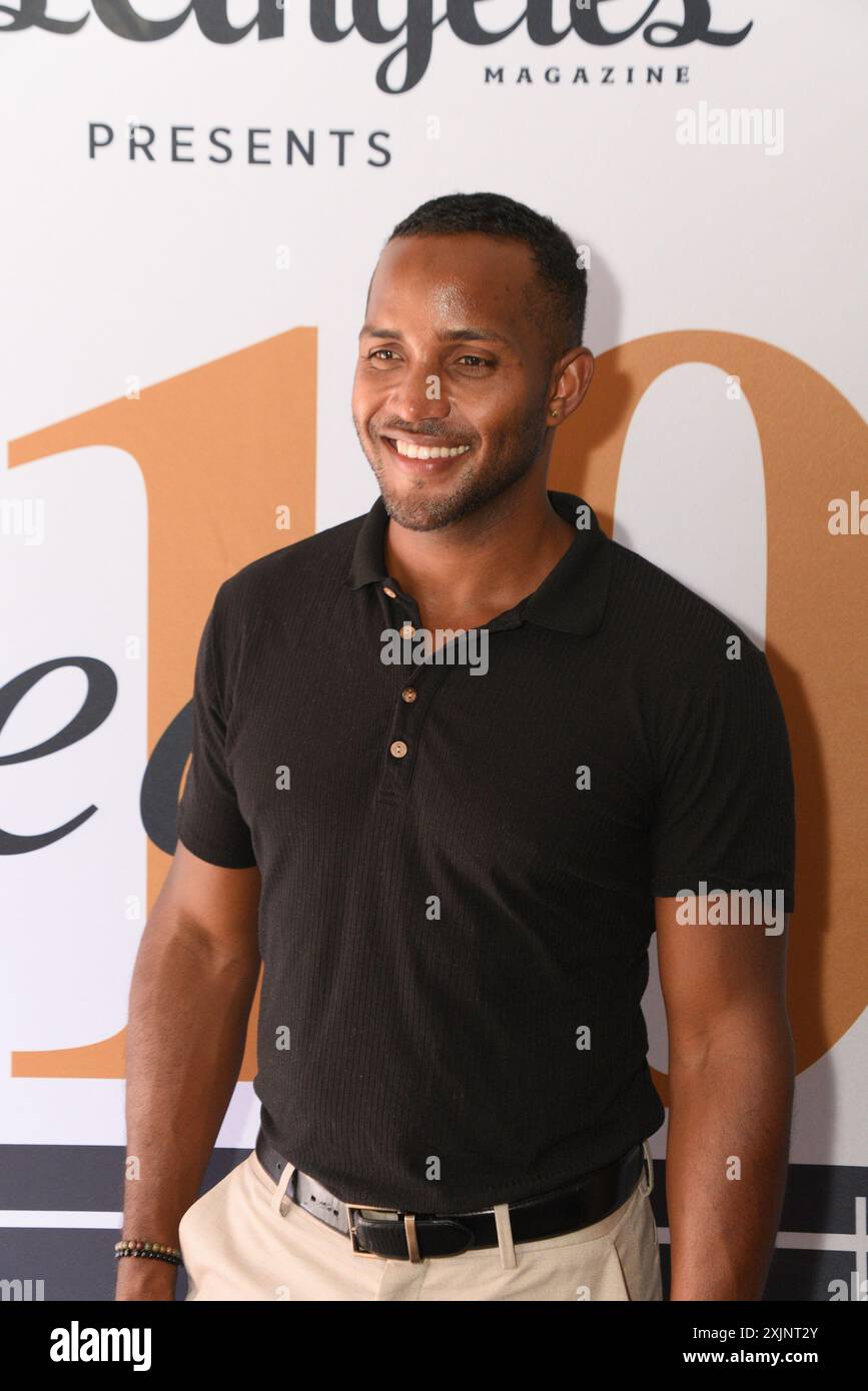 Los Angeles, CA USA - July 24, 2023: Sterling Sulieman attends The Engine Co No 28 110th ...