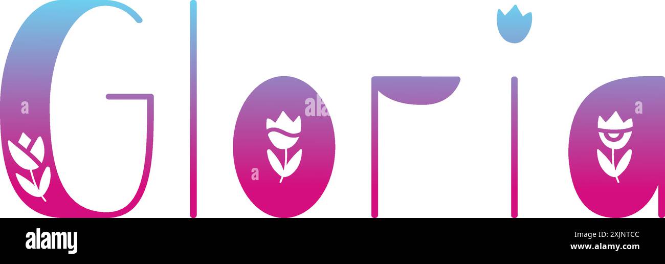 Baby gloria Stock Vector Images - Alamy