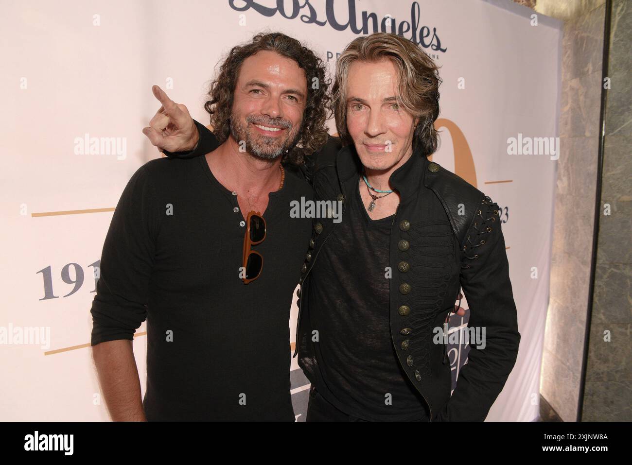 Los Angeles, CA USA - July 24, 2023: Daniel Hall, Rick Springfield ...