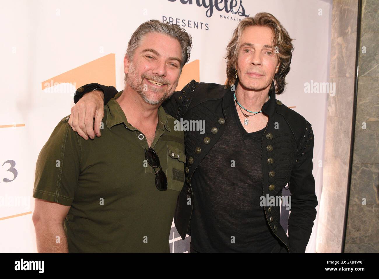Los Angeles, CA USA - July 24, 2023: Jeremy Miller, Rick Springfield ...