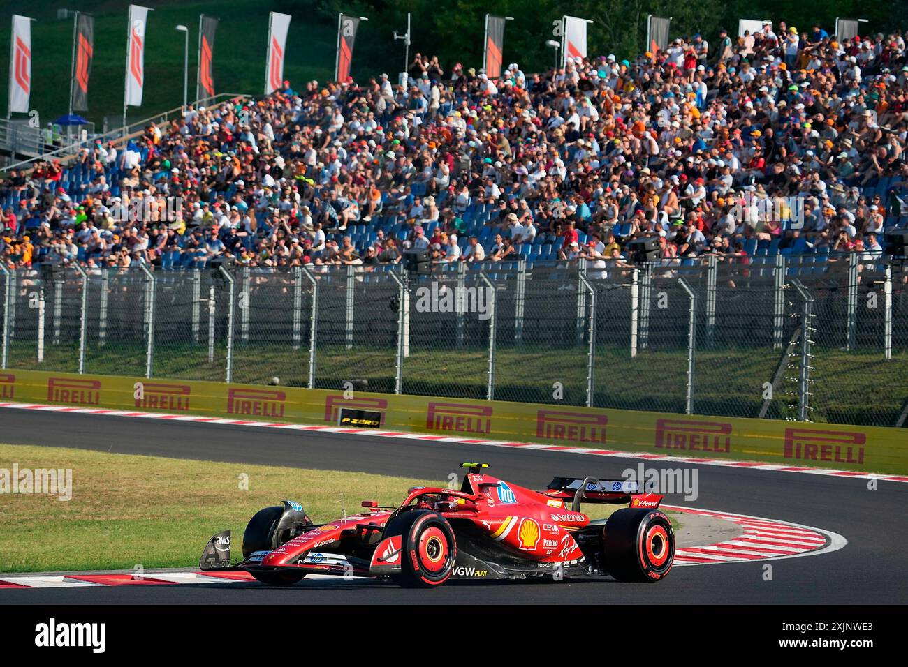 July 19, 2024, Hungaroring, Budapest, FORMULA 1 HUNGARIAN GRAND PRIX 2024, in the picture Carlos ...