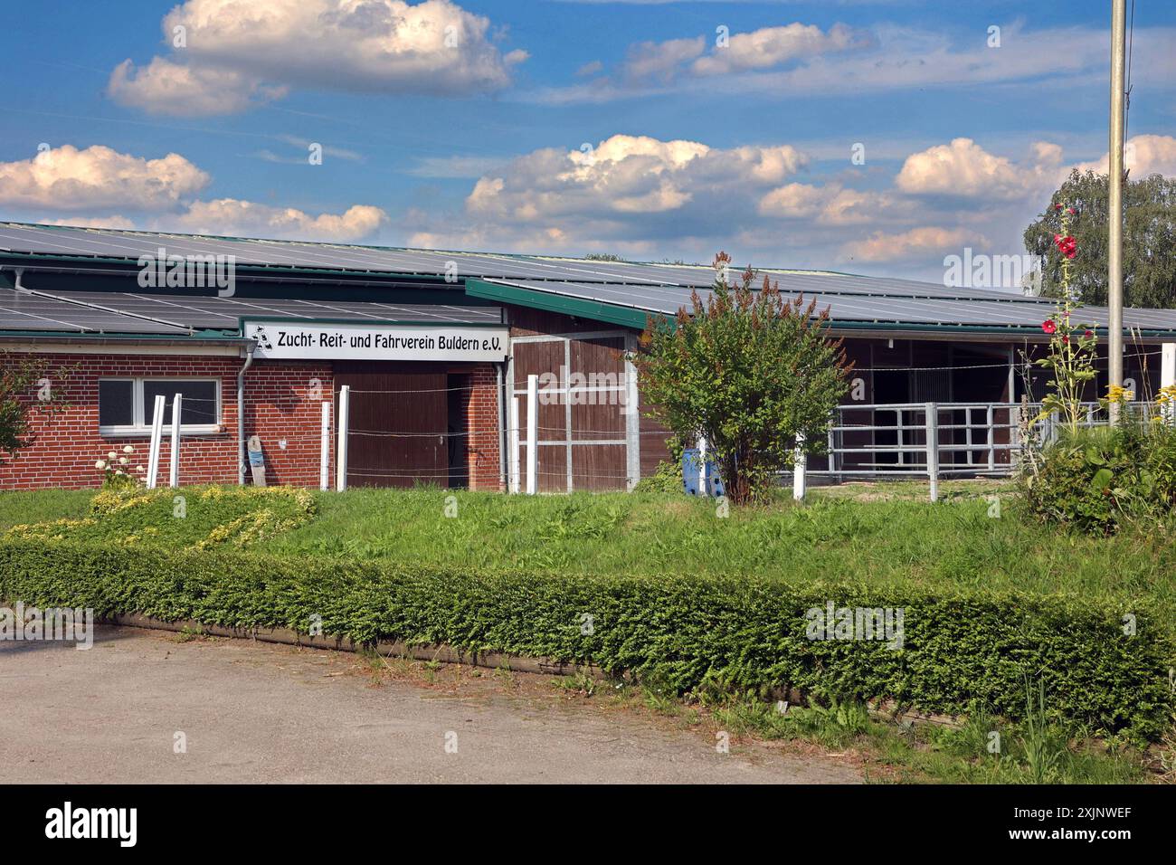 Reitsport im Münsterland Das Gebäude vom Zucht-, Reit- und Fahrverein ...