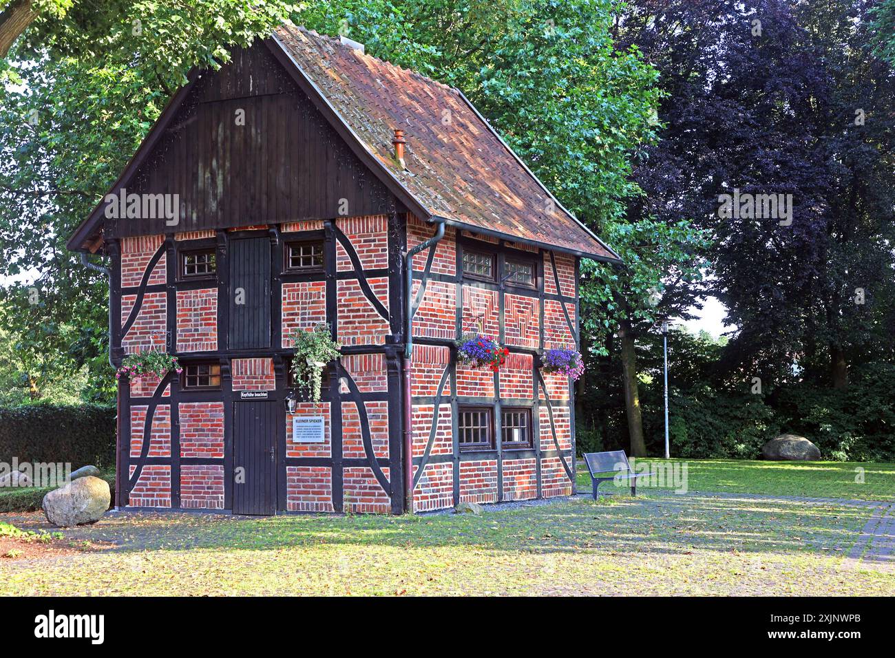 Historische Gebäude im Münsterland Der kleine Spieker ist ein ...