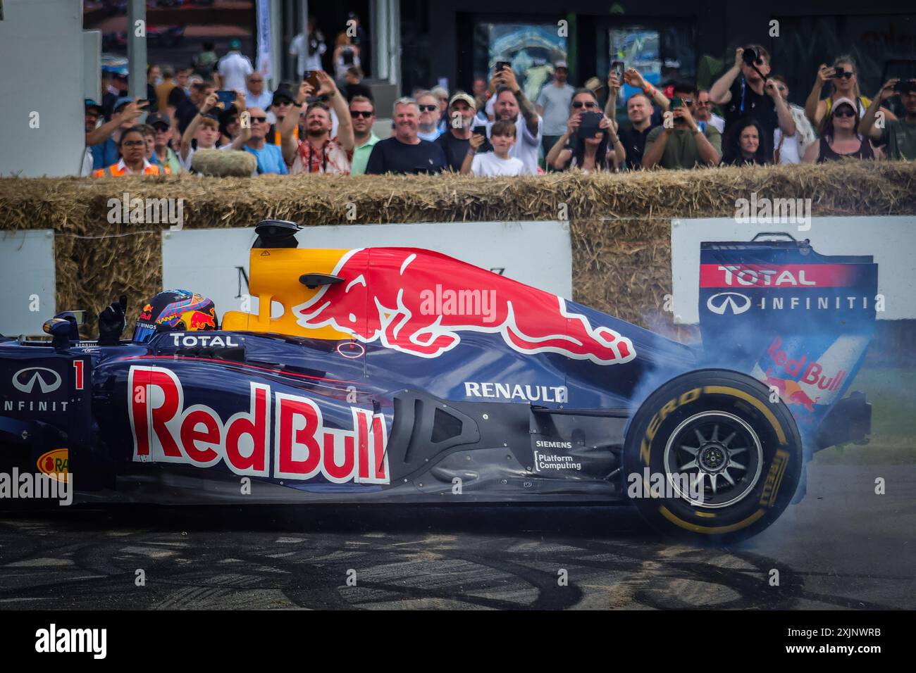 20 year of Red Bull racing celebrated at Goodwood FoS 2024 Stock Photo ...