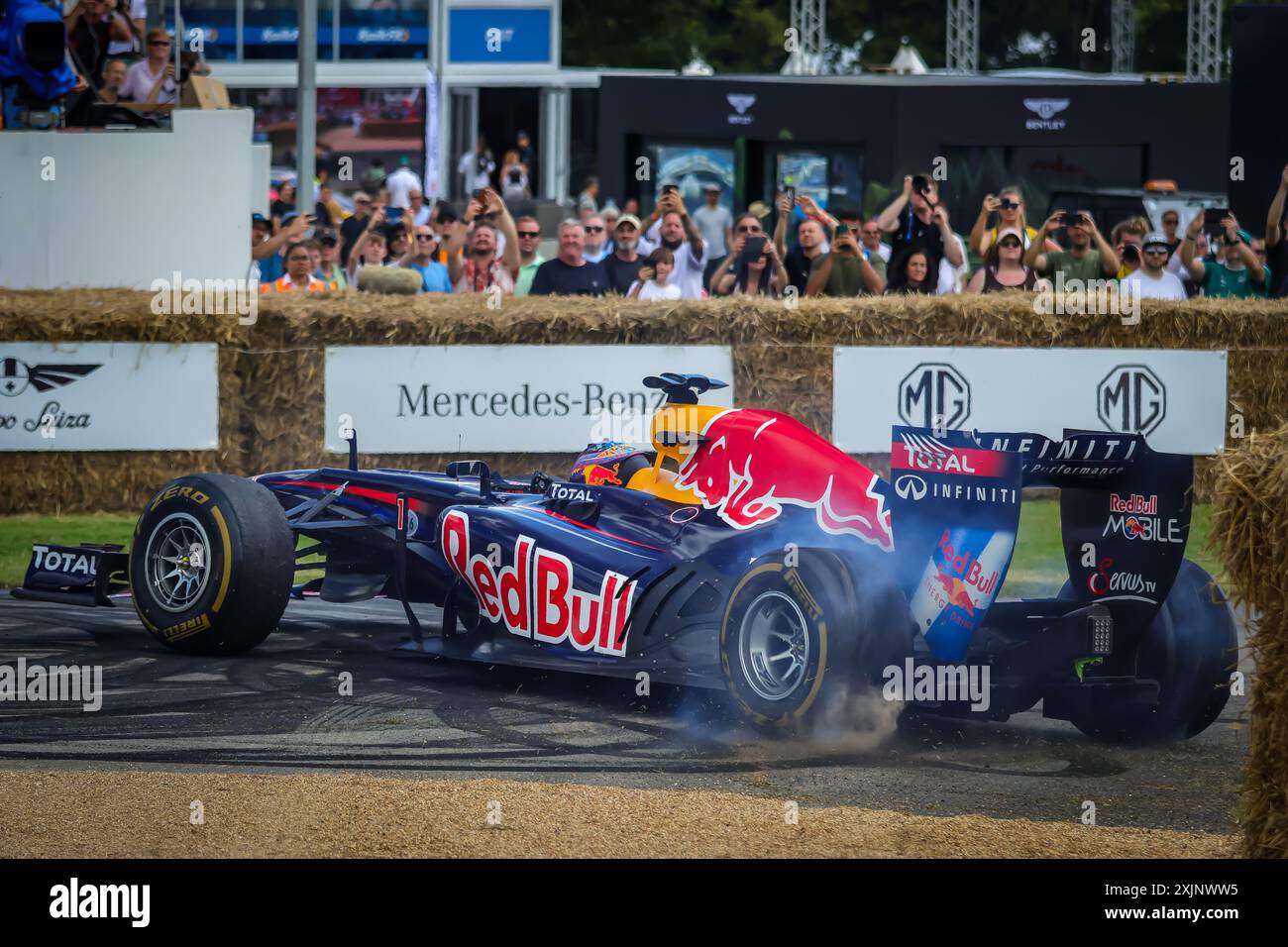 20 year of Red Bull racing celebrated at Goodwood FoS 2024 Stock Photo ...