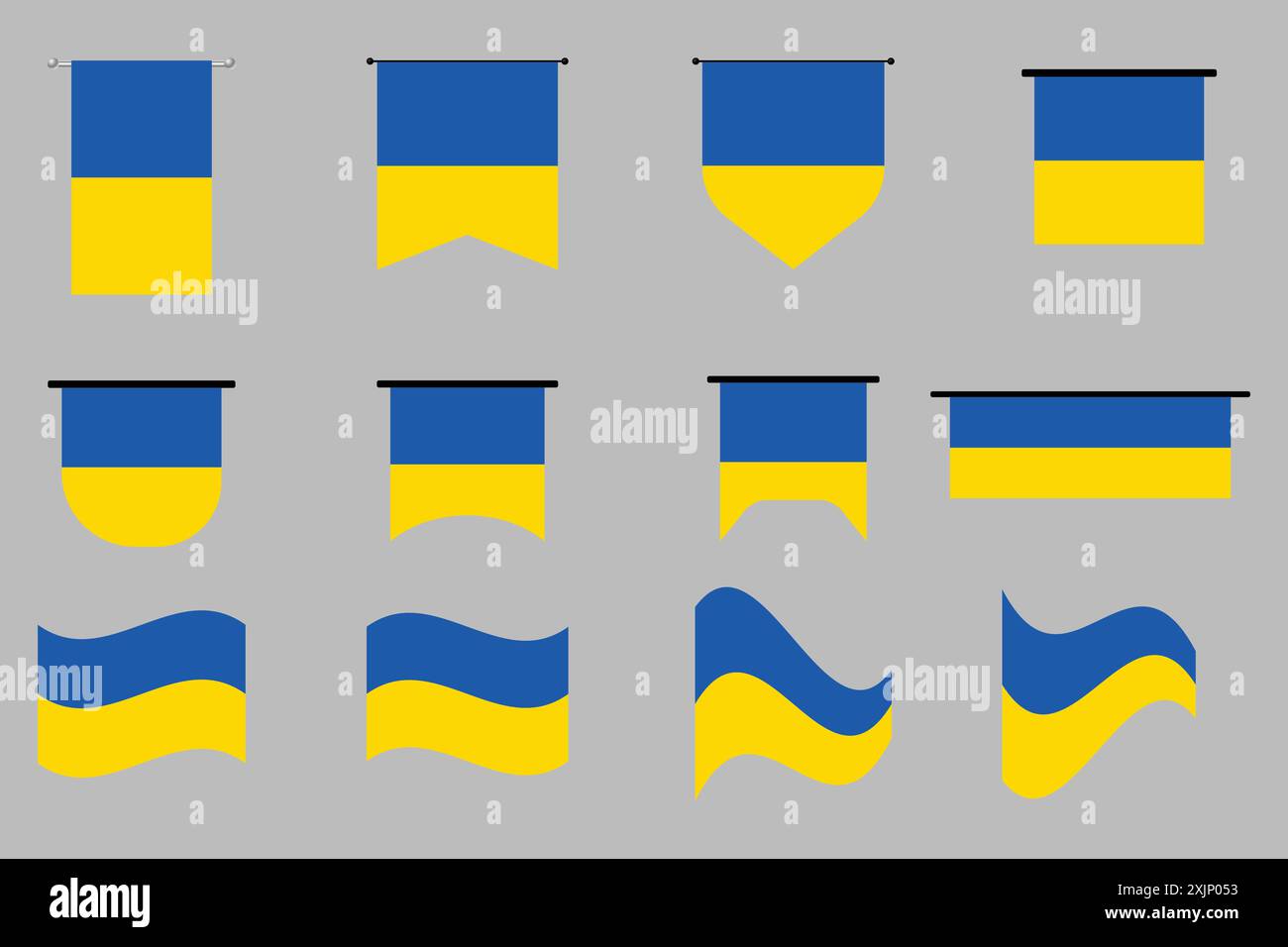 Flag of Ukraine Set Stock Vector Image & Art - Alamy