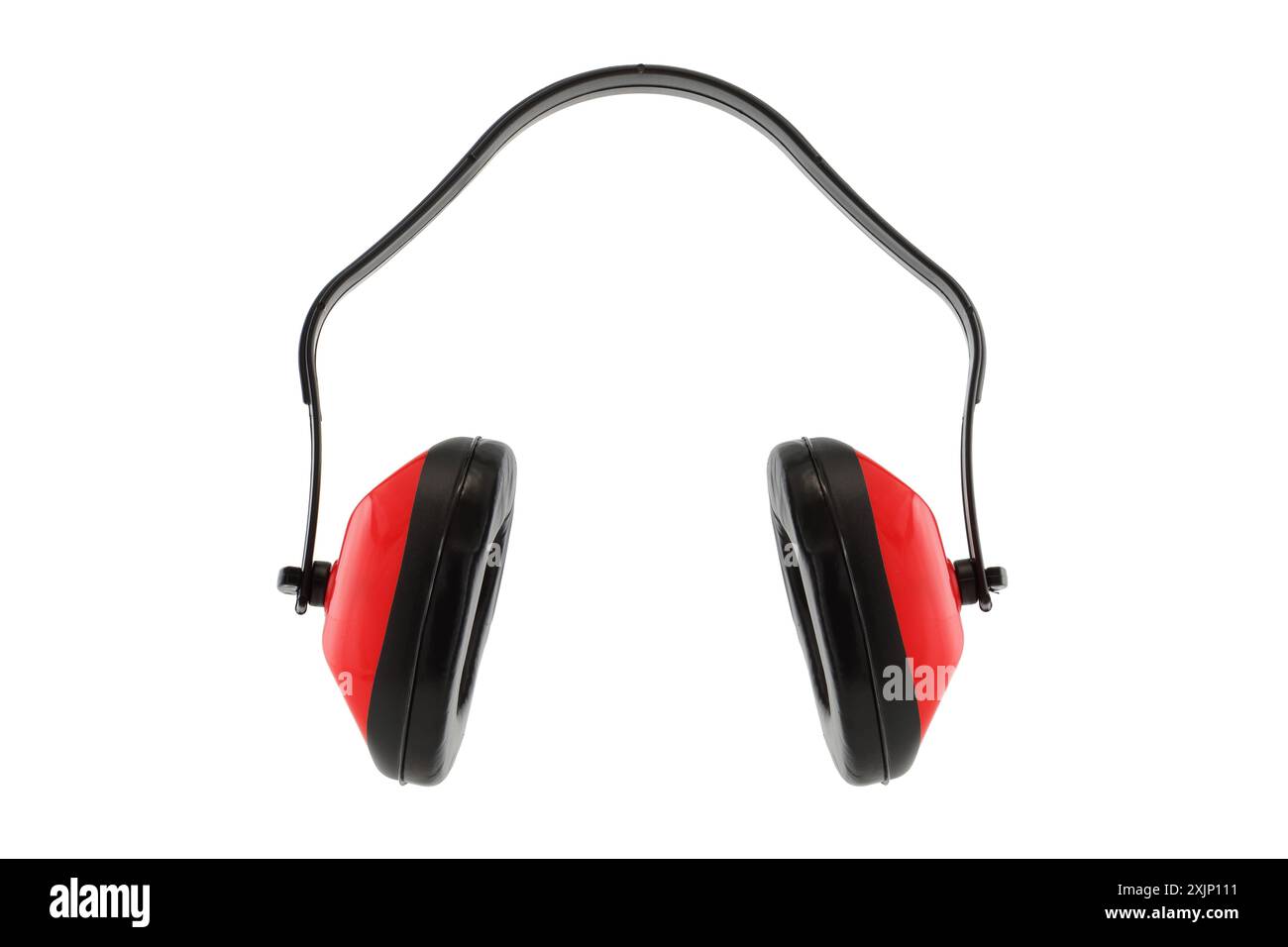 Pair of orange ear defenders Stock Photo - Alamy