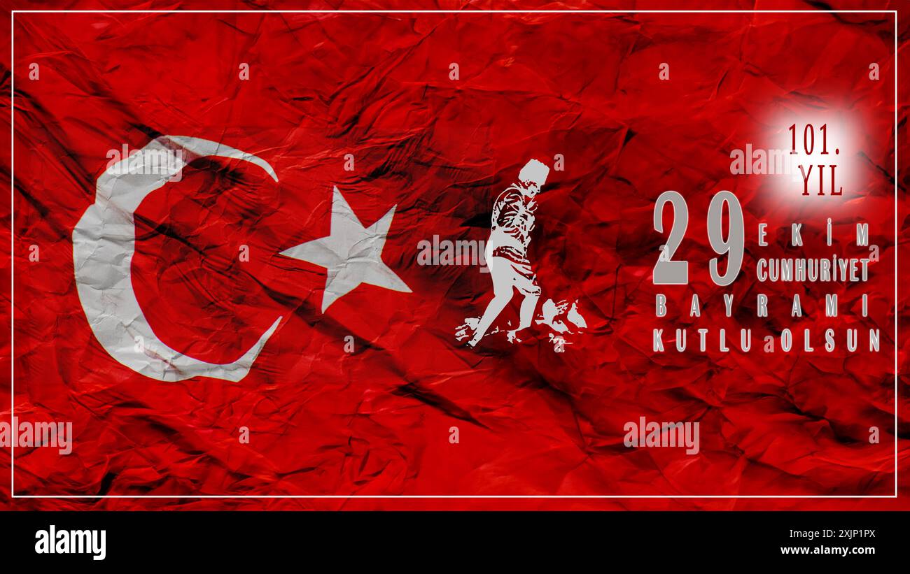 29 Ekim Cumhuriyet Bayrami kutlu olsun or Happy 101th anniversary of ...