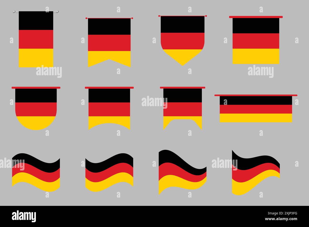 Flag of Germany Set Stock Vector Image & Art - Alamy
