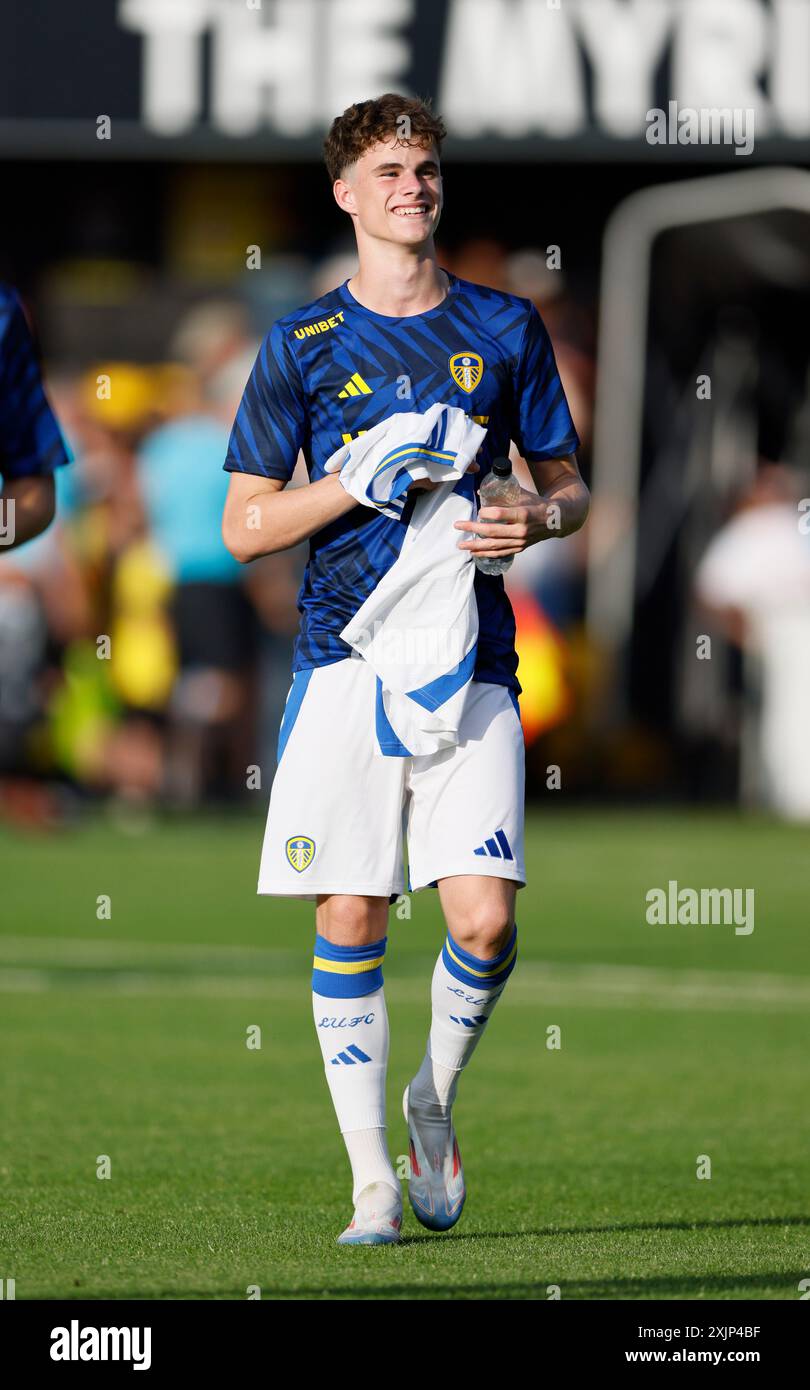 Leeds United's Harry Gray before the pre-season friendly match at The ...