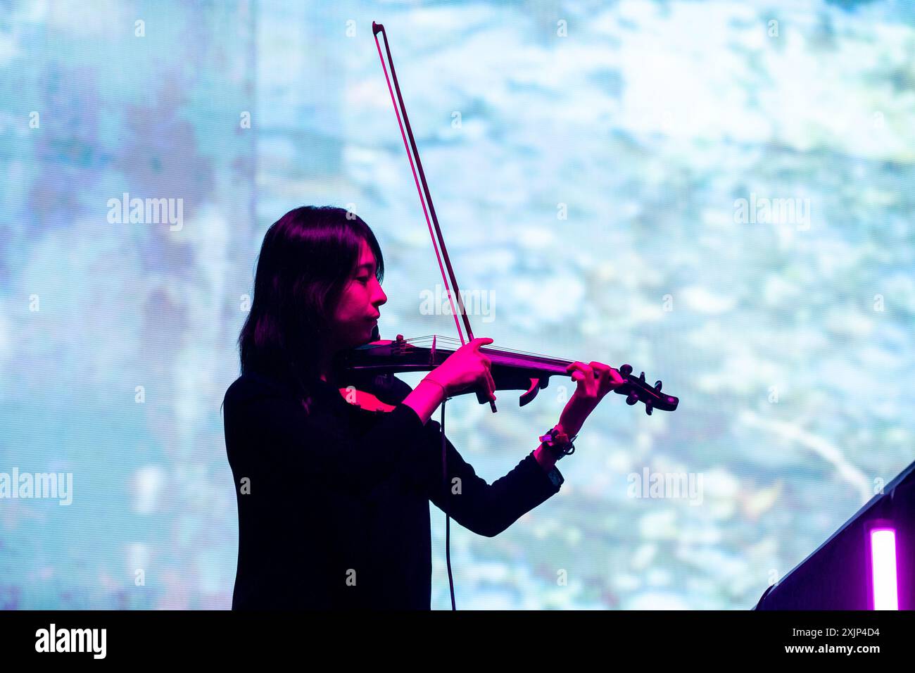 Ostrava, Czech Republic. 19th July, 2024. Violinist Hoshiko Yamane of ...