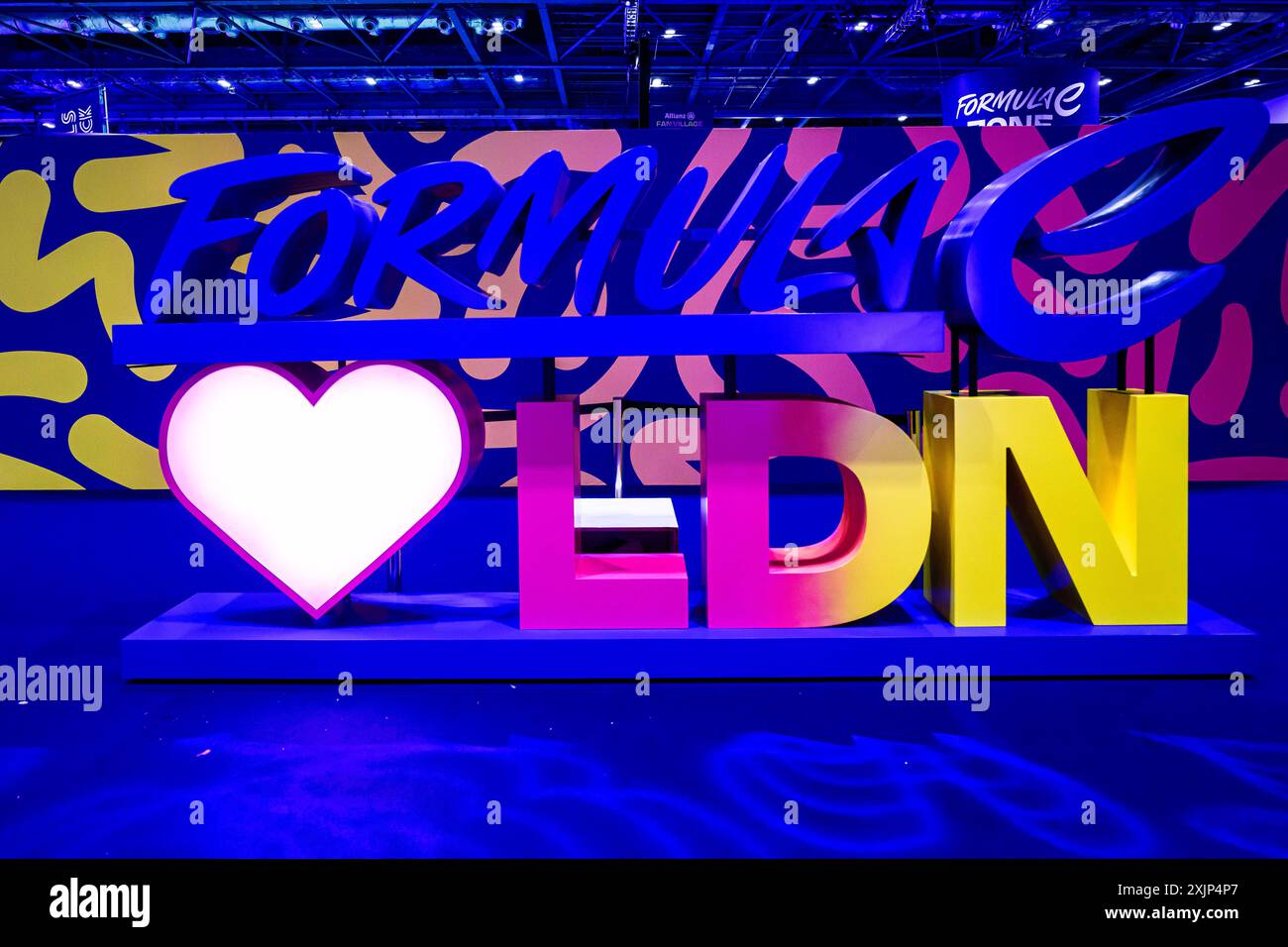 Formula e london 2024 e village hi-res stock photography and images - Alamy