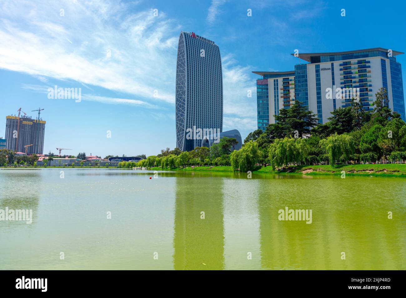 Batumi, Georgia - 14 JUNE 2024: The modern 54 story skyscraper in the ...