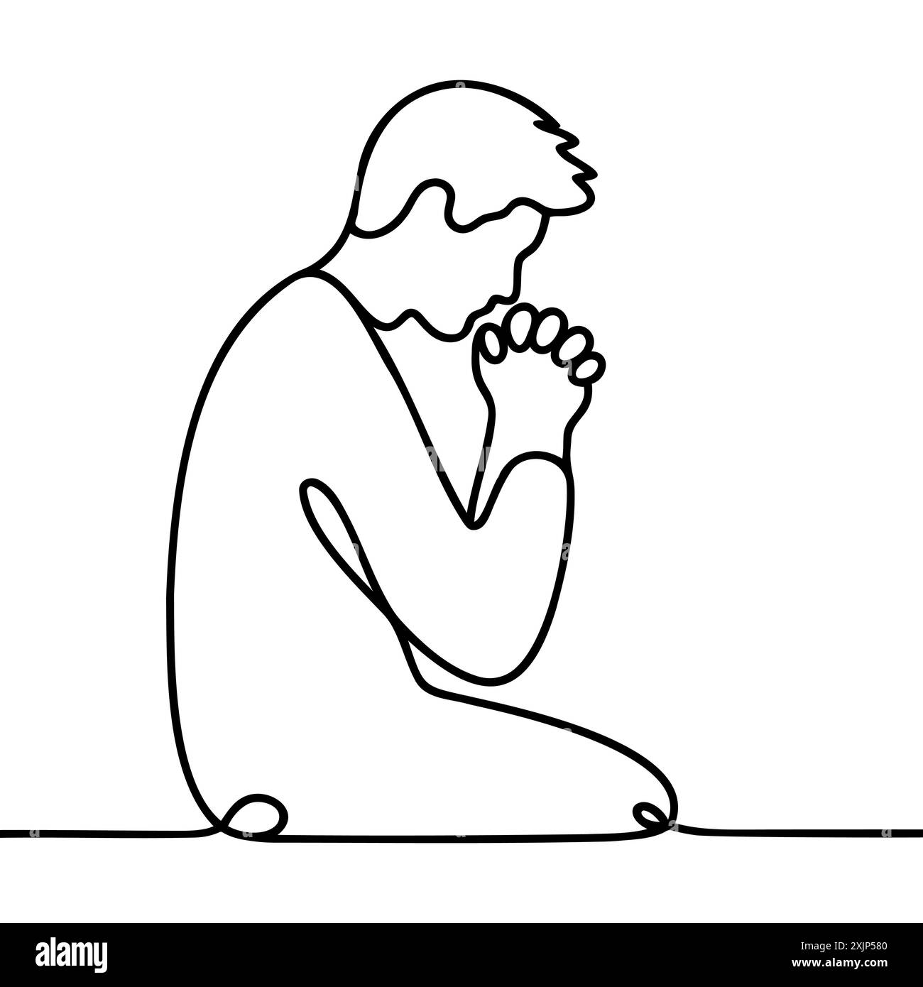 Man bible sitting on Cut Out Stock Images & Pictures - Alamy