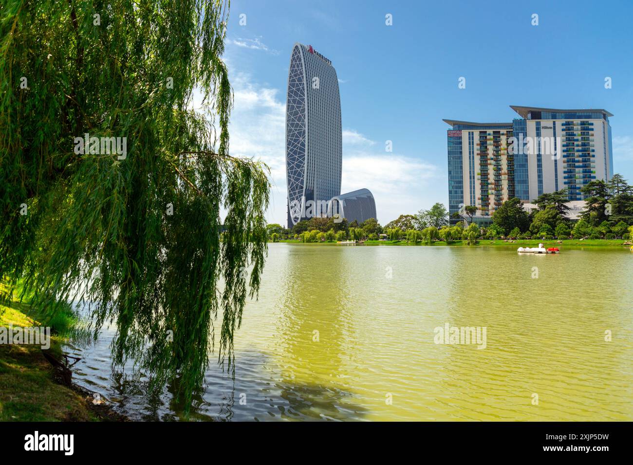 Batumi, Georgia - 14 JUNE 2024: The modern 54 story skyscraper in the ...