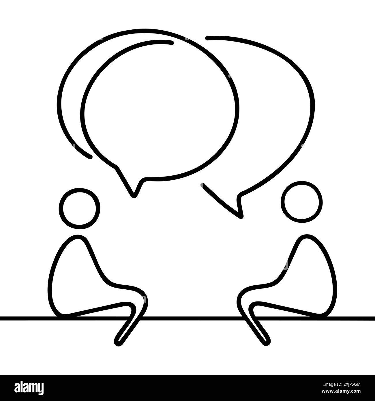speaking people hand drawn icon vector Stock Vector Image & Art - Alamy