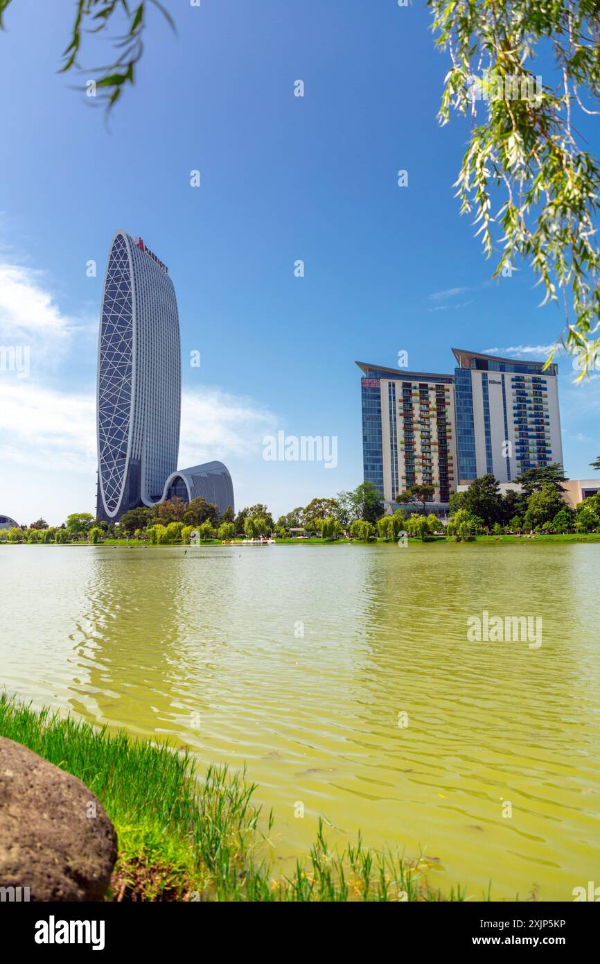 Batumi, Georgia - 14 JUNE 2024: The modern 54 story skyscraper in the ...