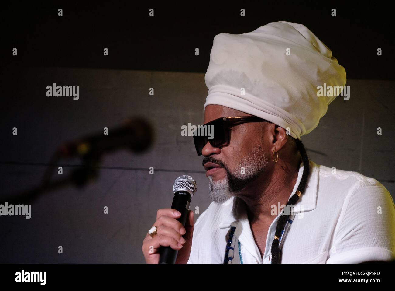 Brazilian singer Carlinhos Brown during the ´Iberoamerica Dialoga ...