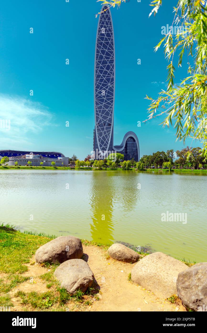 Batumi, Georgia - 14 JUNE 2024: The modern 54 story skyscraper in the ...