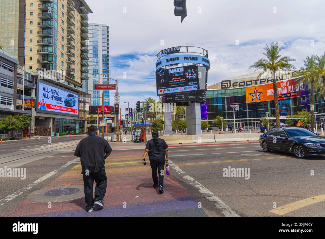 Footprint Center arena in downtown Phoenix, Arizona, United States ...