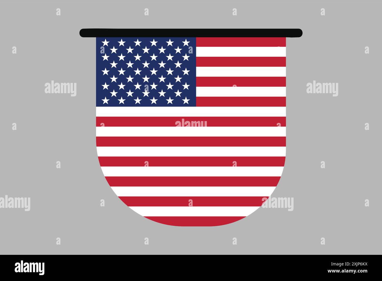 American flag Sign Stock Vector Image & Art - Alamy