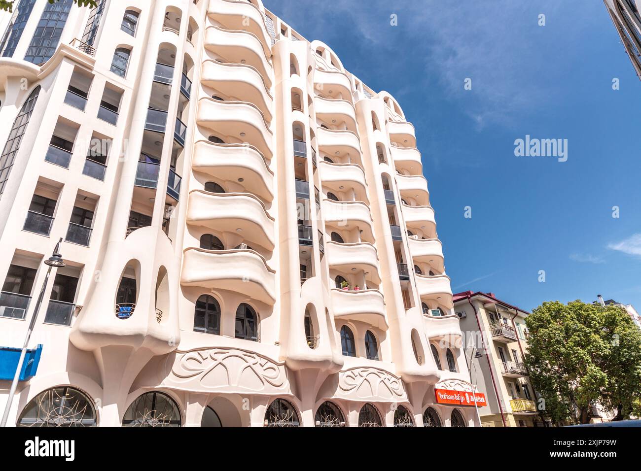 Batumi, Georgia - 14 JUNE 2024: Exterior of Nurol Residences in Batumi ...