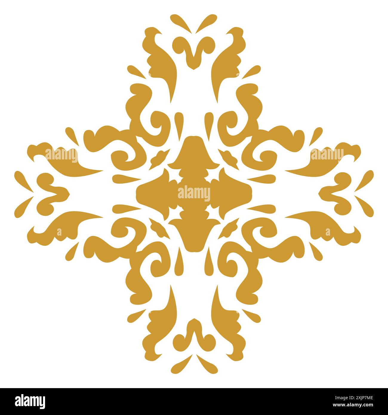 Calligraphic flourish frame border Stock Vector Images - Alamy