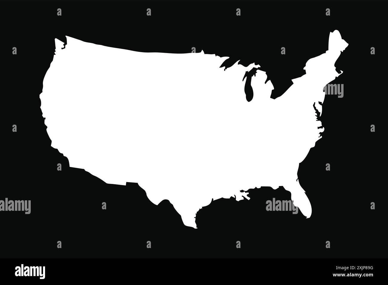 Usa flag map Black and White Stock Photos & Images - Alamy