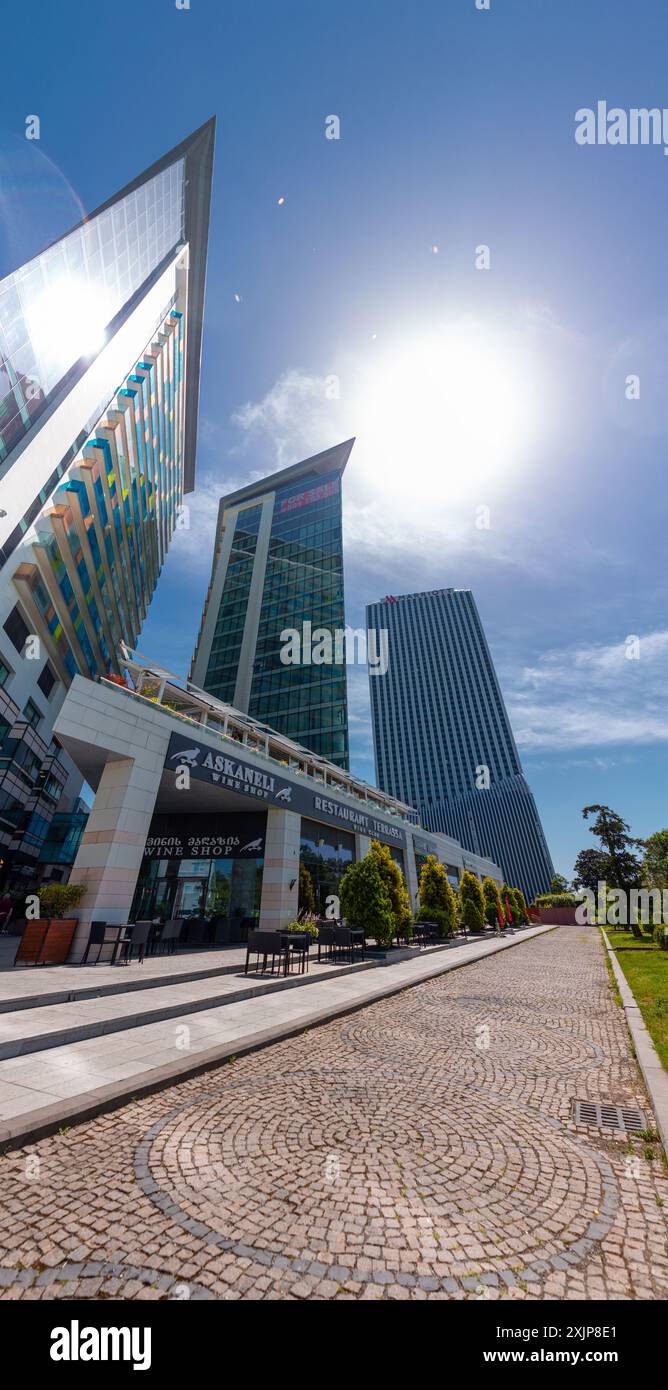 Batumi, Georgia - 14 JUNE 2024: The modern 54 story skyscraper in the ...